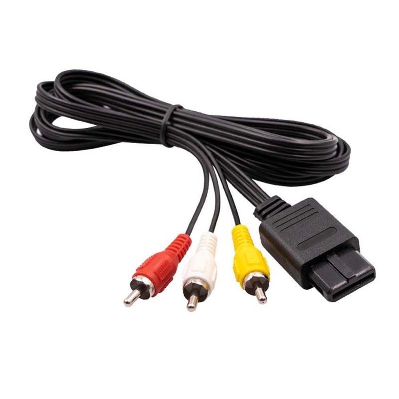 สายเคเบิล AV เป็น RCA Gamecube N64 SNES อุปกรณ์เสริม สําหรับเกมคอนโซล ...
