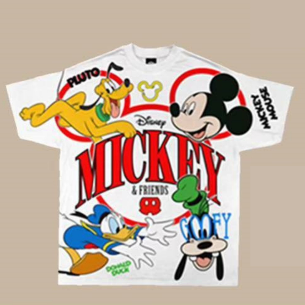 Power 7 Shop เสื้อยืดการ์ตูน ลาย MICKEY MOUSE ลิขสิทธ์แท้ DISNEY ตะเข็บ ...