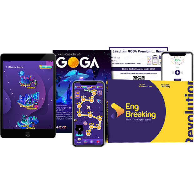 Combo GOGA Premium Lifetime + Native 1-1 8 lessons | Shopee Thailand