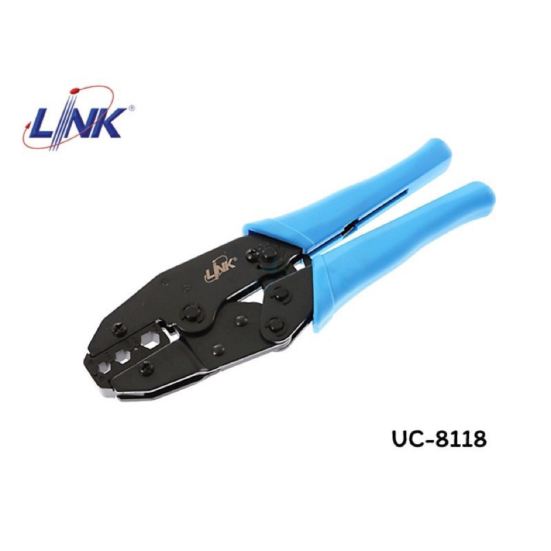 คีมเข้าหัวยี่ห้อ LINK รุ่น UC-8118 ใช้สำหรับย้ำหัว BNC หรือหัว F-TYPE (แบบบีบ) | Shopee Thailand