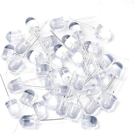 (2 ชิ้น/5 ชิ้น) ไดโอดเปล่งแสง 8มม.10มม. F8 F10 LED Diode Lights (Clear ...