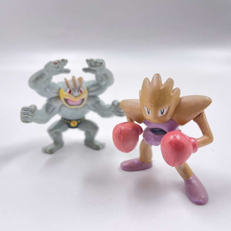 ฟิกเกอร์โมเดล โปเกม่อนมือสอง -ไคริกี Machamp/ เอบิวาลาร์ Hitmonchan ...