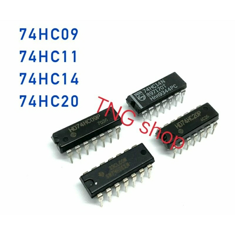 IC 74HC09 74HC14 74HC20 ขาแหลมลงปริ้น สินค้าพร้อมส่ง | Shopee Thailand