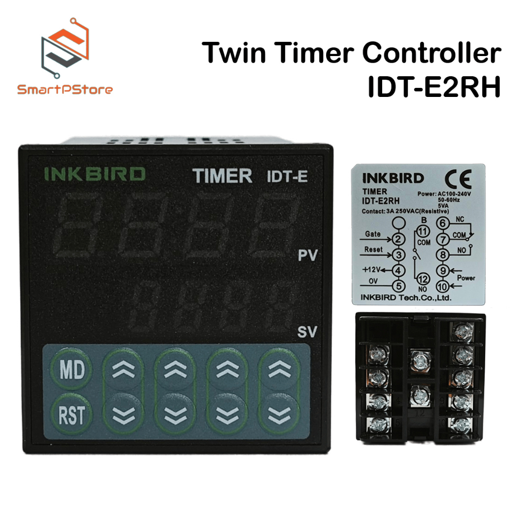 เครื่องตั้งเวลา Inkbird Digital Twin Timer Switch Relay Time Controller ... เครื่องตั้งเวลา Inkbird Digital Twin Timer Switch Relay Time Controller ...
