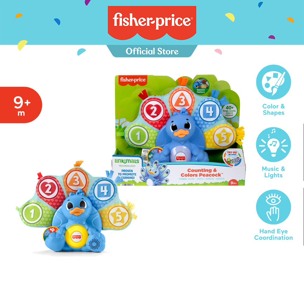 Fisher-Price Linkimals Counting & Colors Peacock ฟิชเชอร์ ไพรซ์ นกยูง ...