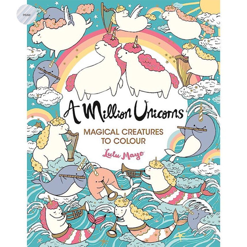 A MILLION UNICORNS : MAGICAL CREATURES TO COLOUR | Shopee Thailand