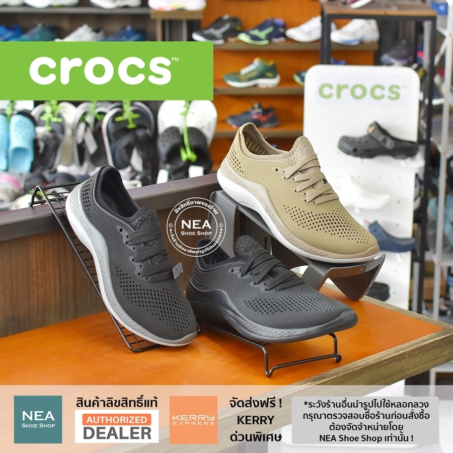 [ลิขสิทธิ์แท้] CROCS Literide 360 Pacer [U] NEA รองเท้าผ้าใบ คร็อคส์ ...
