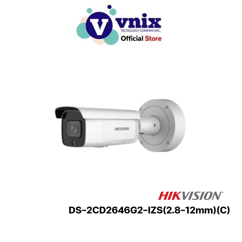 DS-2CD2646G2-IZS(2.8-12mm)(C) กล้องวงจรปิด Hikvision 4MP AcuSense Motorized Varifocal Bullet IP ...