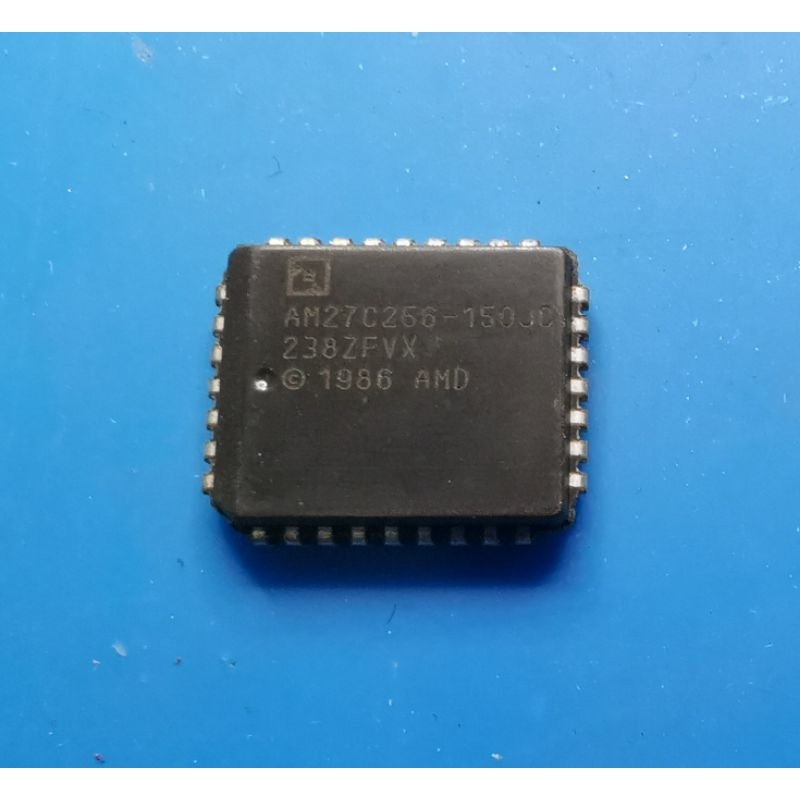 ไอซี IC AMD AM27C256-150JC 256 Kilobit (32K x 8-bit) CMOS EPROM 32-Pin ...