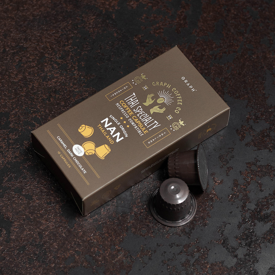 graph coffee co. Coffee Capsule กาแฟแคปซูล น่าน สำหรับเครื่อง Nespresso ...