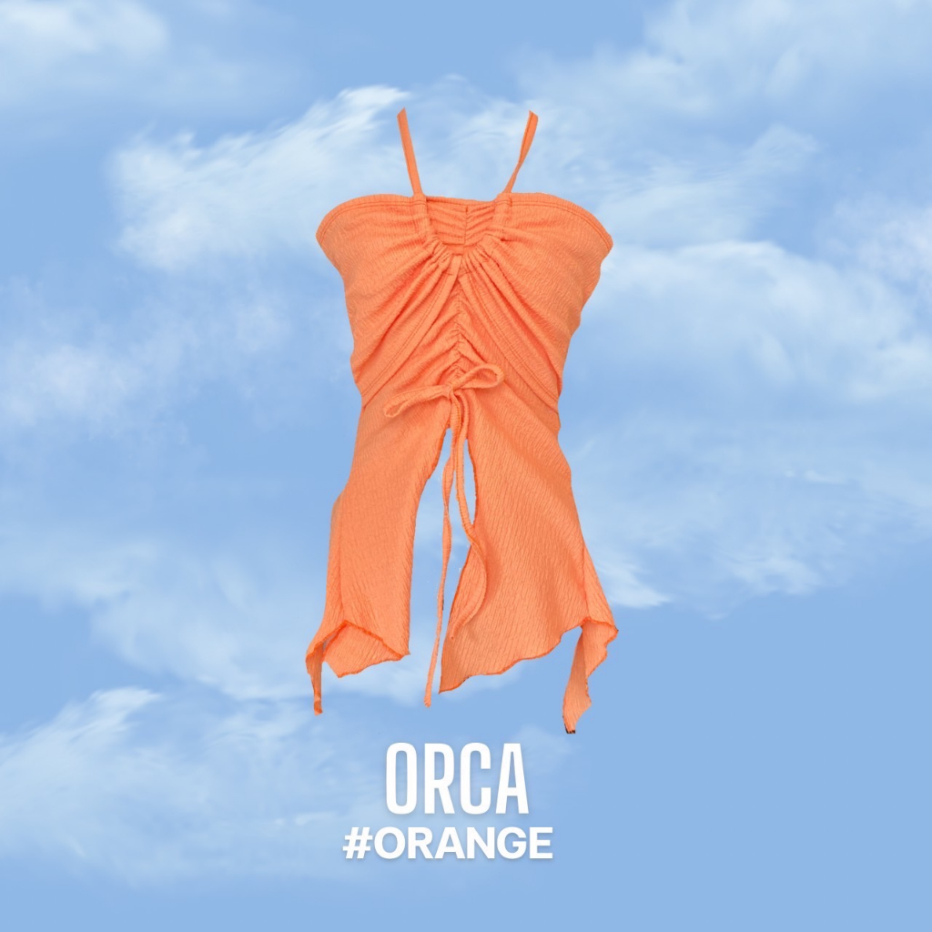 Orca Top เสื้อผูกคอ เสื้อเกาะอก | Shopee Thailand