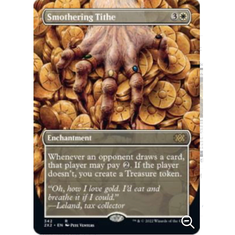 Double Masters 2022 Variants: Smothering Tithe (Borderless) | Shopee Thailand