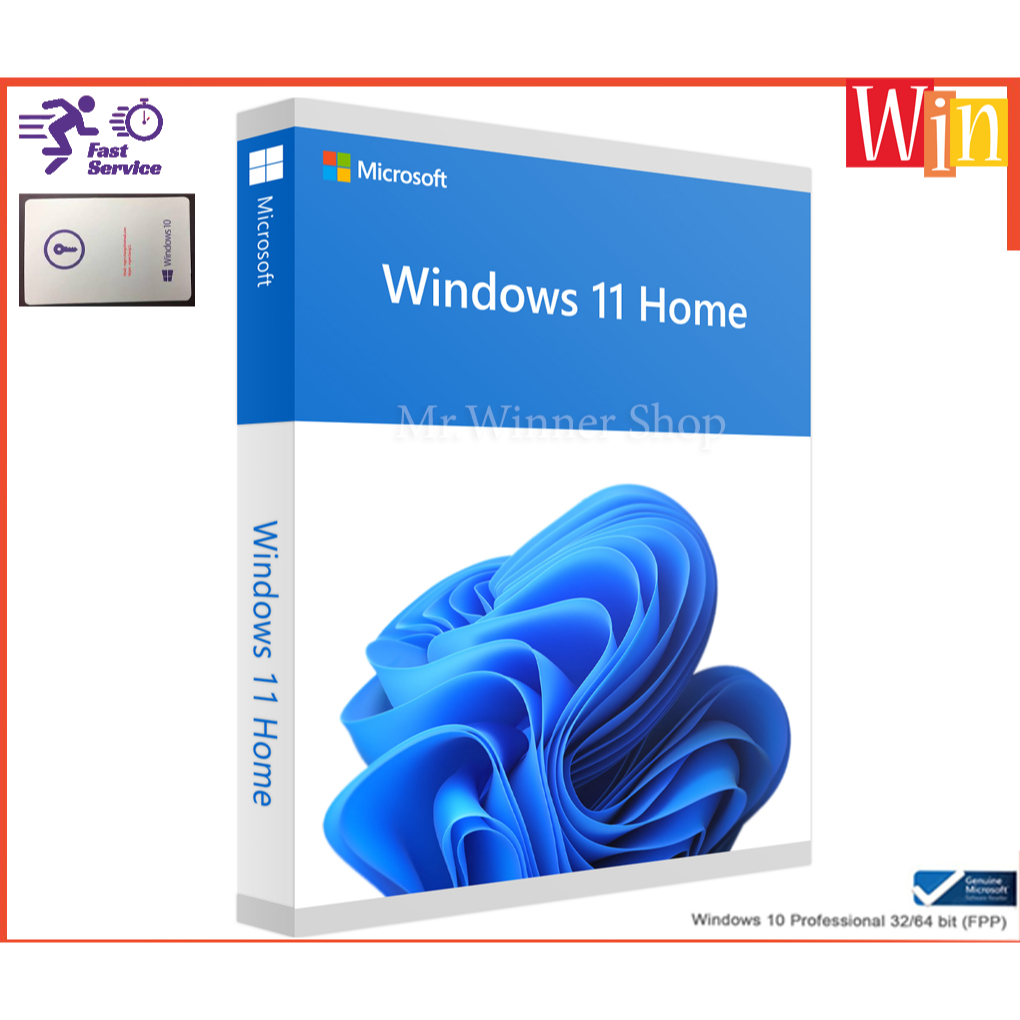 Windows 10 11 Pro Key FPP License & Office 2021 2019 365 Pro ของแท้ 100 ...