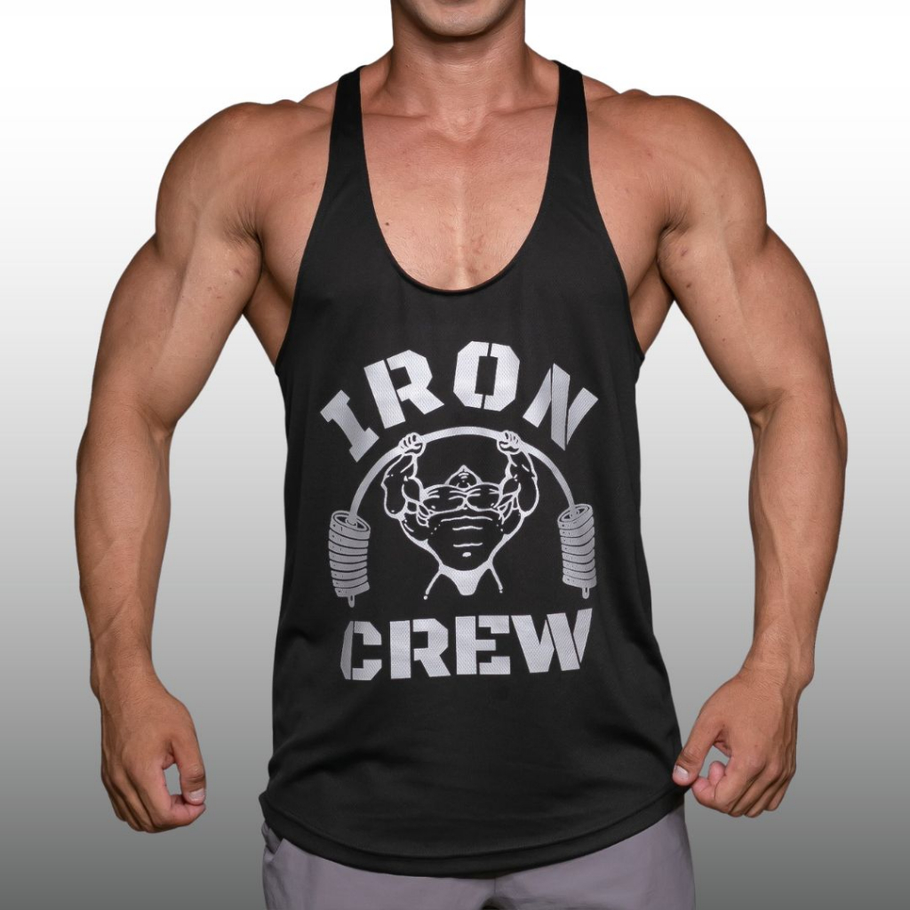 IRON CREW เสื้อกล้ามเพาะกายทรงคลาสสิค Bodybuilding Dry Fit Gym Tank Top ...