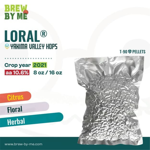 ฮอปส์ Loral 8oz หรือ 16oz PELLET HOPS (T90) โดย Yakima Valley Hops | ทำ ...