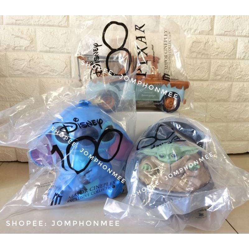 Disney Anniversary 100 years Bucket Set Major Cineplex Grogu, Stitch ...
