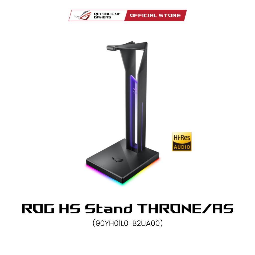 ASUS ROG Headset Stand THRONE/AS (90YH01L0-B2UA00), USB 3.1, Arc Design ...