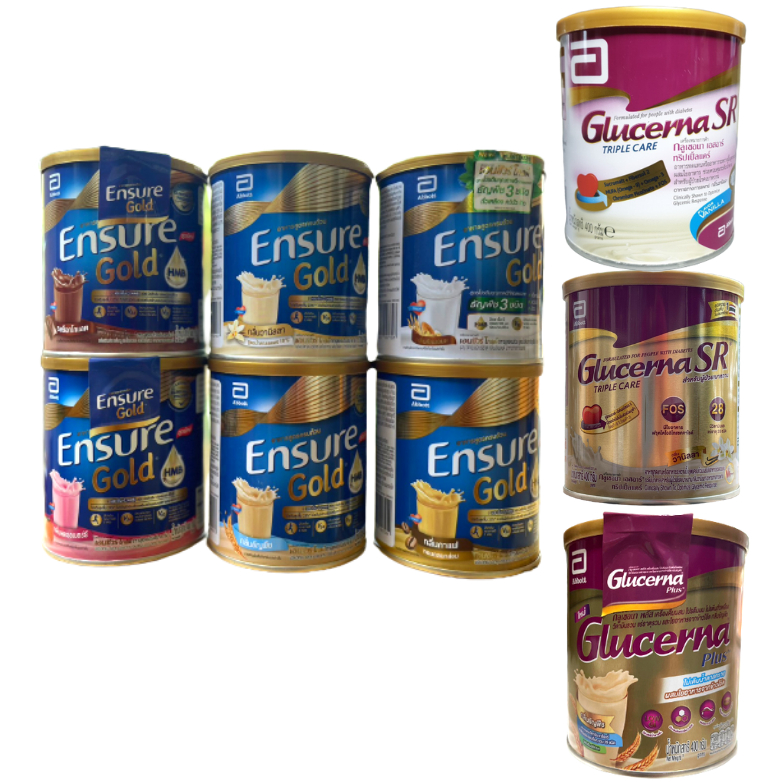 Ensure Glucerna 380g Vanilla Chocolate Strawberry Wheat Glucerna ...