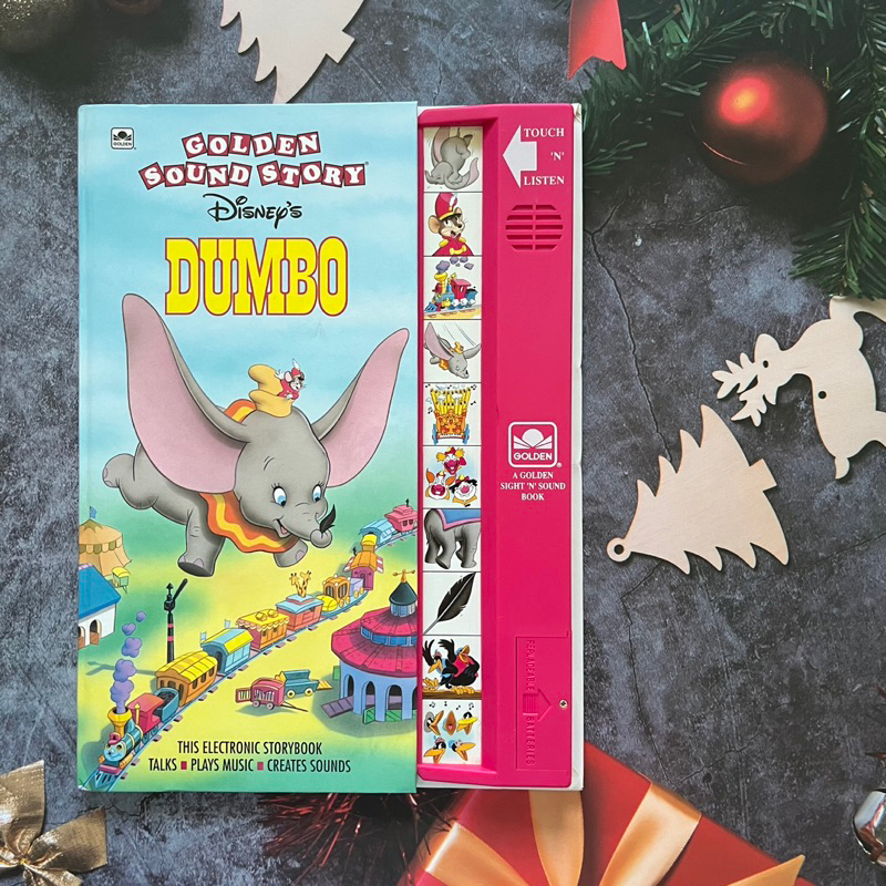 นิทานบอร์ดบุ๊ค สำหรับเด็กเล็ก Sound Book Disney 🎁🎀 DUMBO 🎀🎁 | Shopee ...