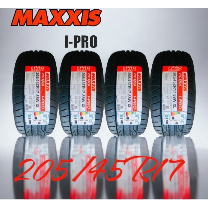 ยาง205/45/17 MAXXIS รุ่น i proยางไทยคุณภาพสูง(ราคารวมทั้งหมด4เส้น) | Shopee Thailand