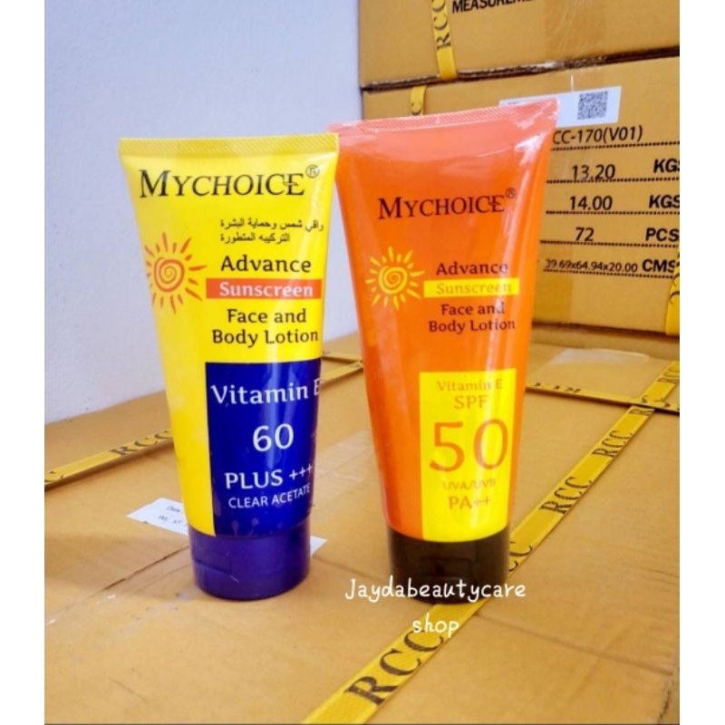 กันแดดมายช้อยส์ My choice Face and Body กันแดดและบำรุงผิวหน้า | Shopee ...