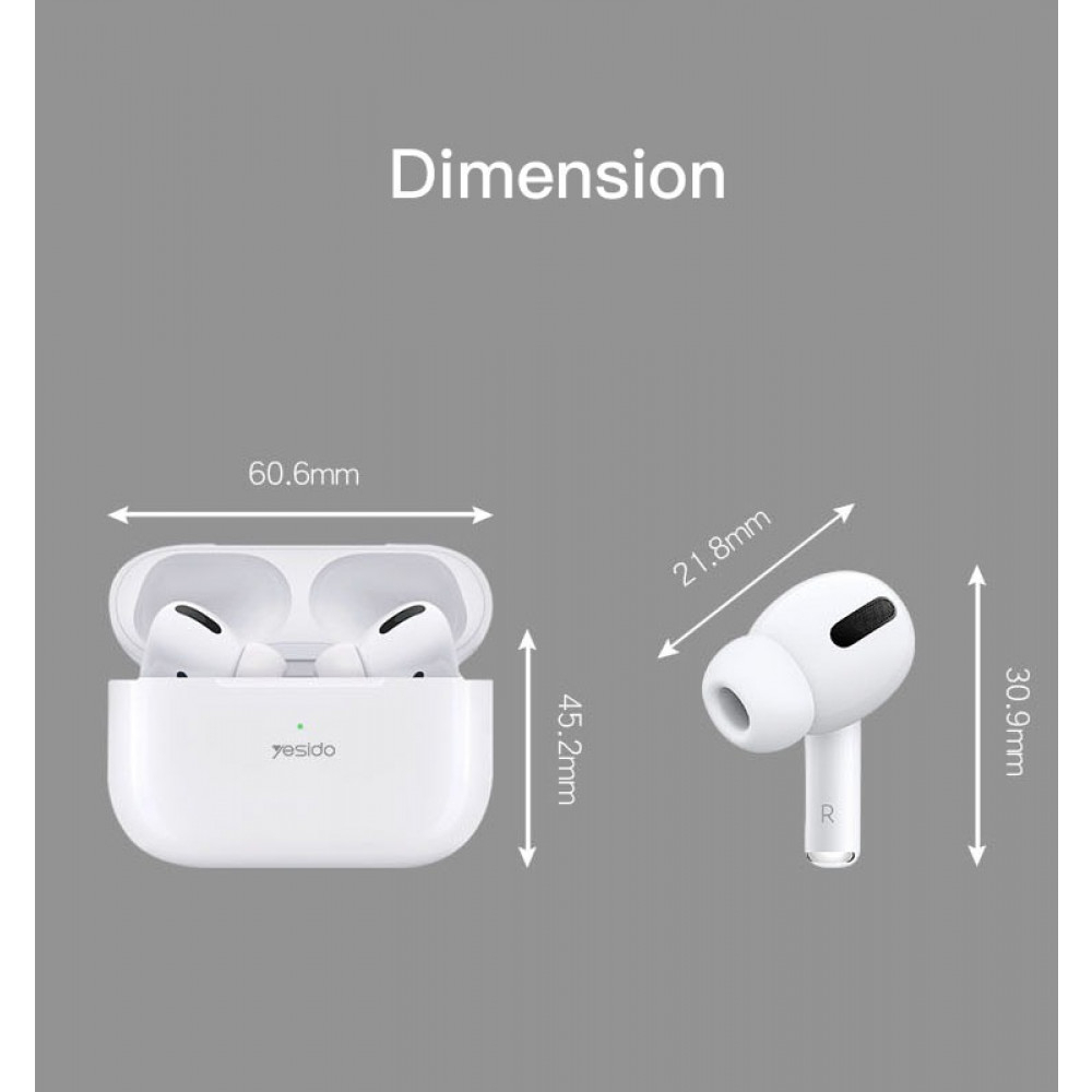 Yesido BT16 Bluetooth Earphone TWS | Shopee Thailand
