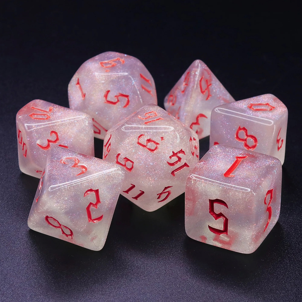 ลูกเต๋า Dice Set of 7 | For DnD D&D MTG RPG TRPG Boardgames เกมกระดาน ...