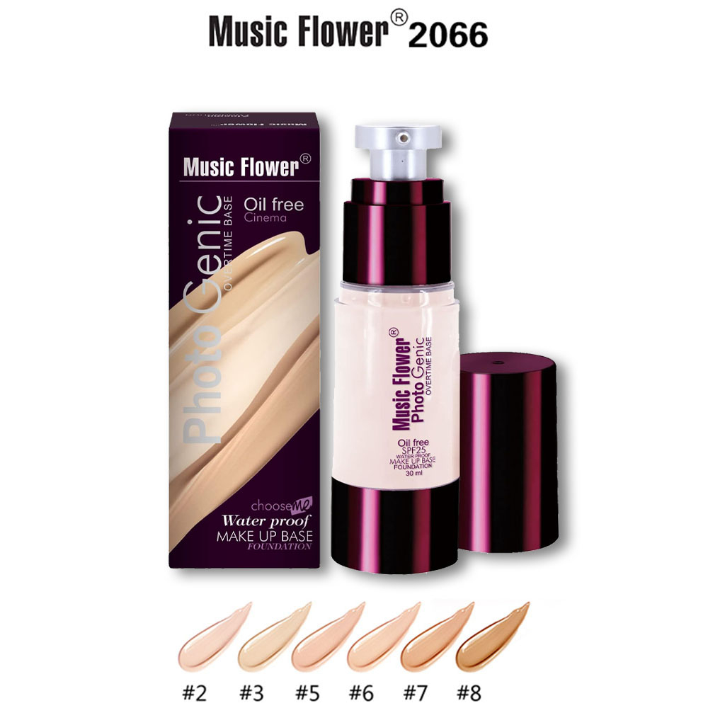 รองพื้น Music Flower Photogenic Overtime Foundation Oil Free no.M2066 ...