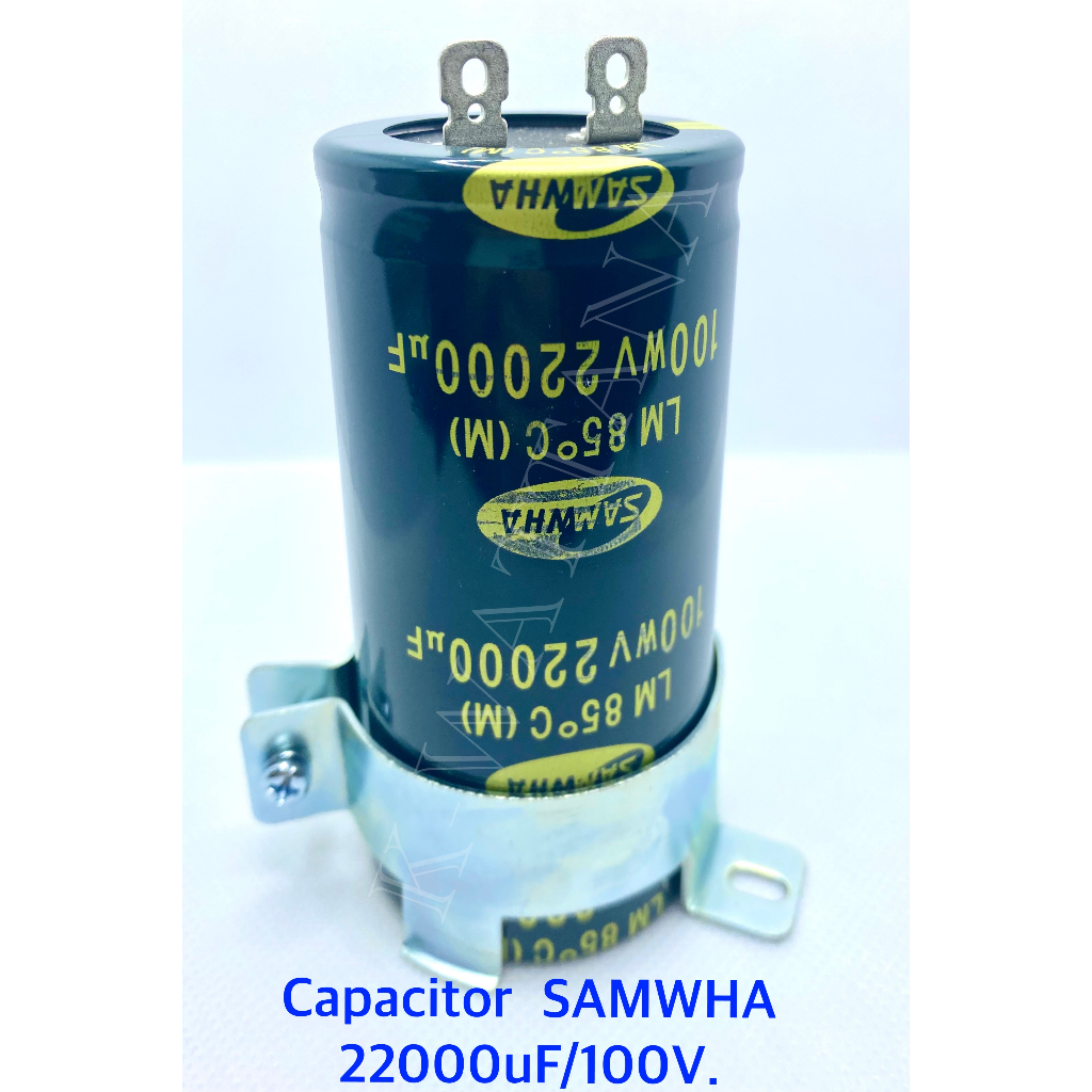 Capacitor ยี่ห้อ SAMWHA ของแท้ ค่า 22000uF/100v. และ 47000uF/100v ...