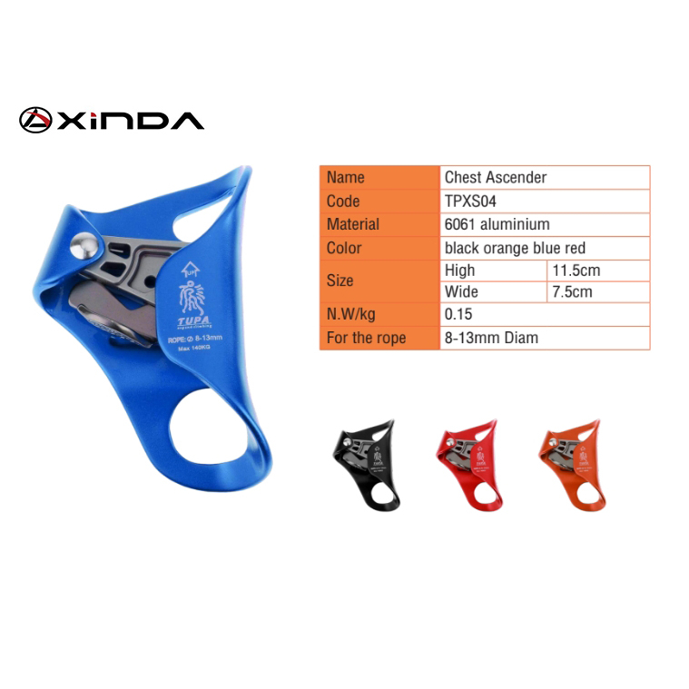Xinda อุปกรณ์ไต่เชือก อุปกรณ์เซฟตี้TP-XS04 | Shopee Thailand