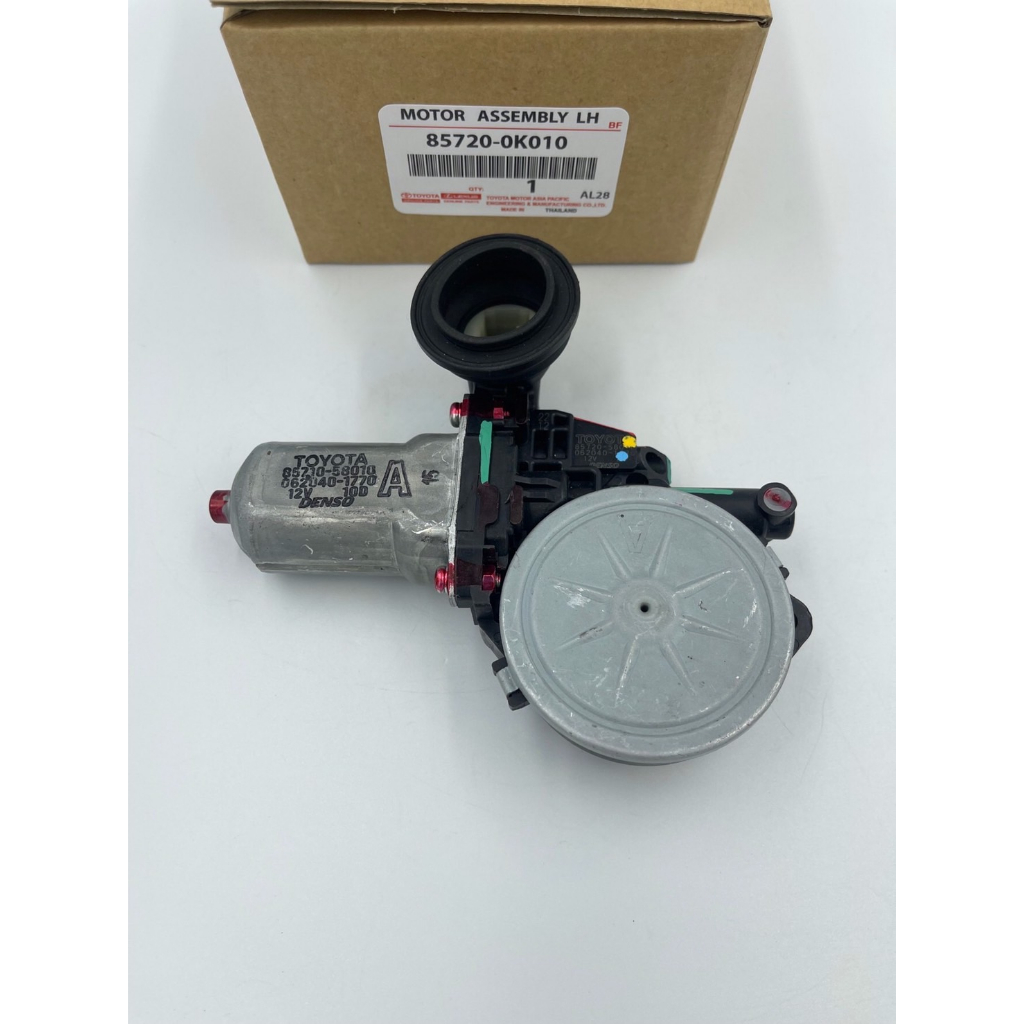 มอเตอร์กระจกประตูไฟฟ้า หน้า LH (6ขาเสียบ) แท้(85720-0K010)ยี่ห้อTOYOTA ...