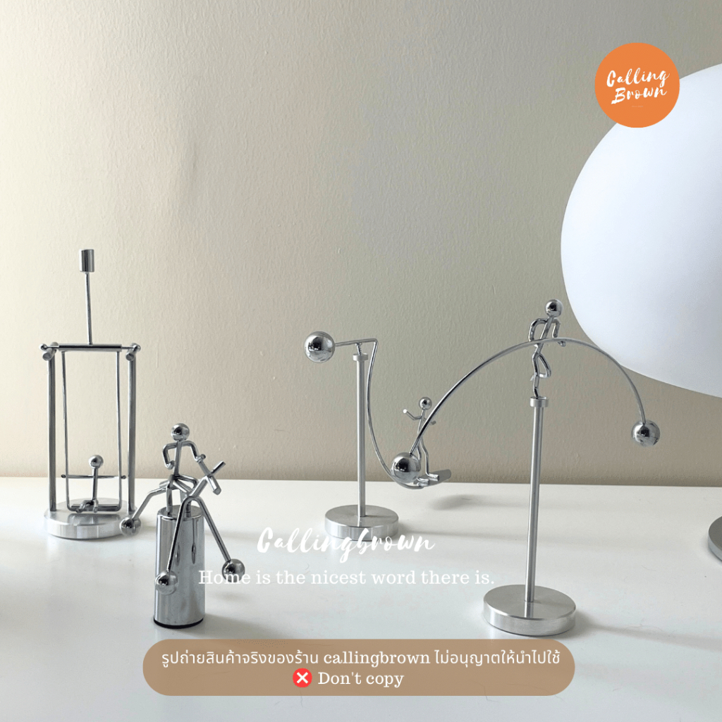 callingbrown [🎠พร้อมส่ง🎠] Newton's Cradle Metal Dynamic Balancing โมเดล ...