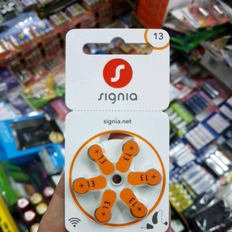 ถ่านเครื่องช่วยฟัง Signia by Siemens 13 ,ZA13 ,PR48 1แพค มี6ก้อน 1.45V Made in Germany ของใหม่ ...