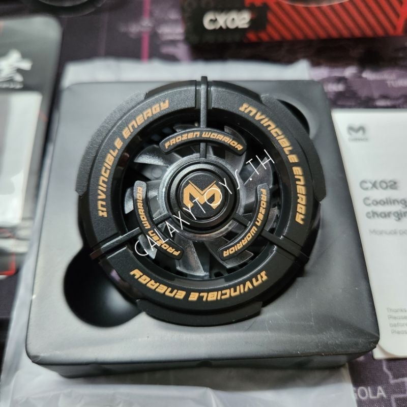 พัดลมระบายความร้อนมือถือ MEMO CX02 แท้ มี Wireless Charger | Shopee Thailand