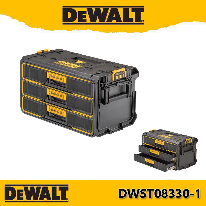 Dewalt กล่องเครื่องมือช่างลิ้นชัก 3 ชั้น DEWALT DWST08330-1 TOUGHSYSTEM ...