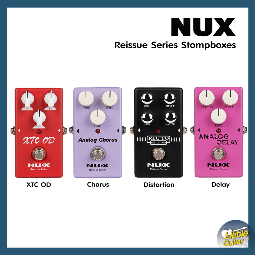 NUX Stompboxes Reissue Series เอฟเฟคกีต้าร์ไฟฟ้า รุ่น Reissue Series | Shopee Thailand