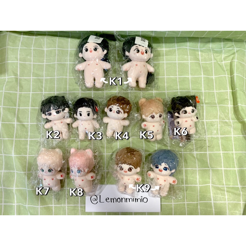 พร้อมส่ง‼️ ตุ๊กตาป๋อจ้าน 10 cm / 15 cm มือ1 รหัส K1-K9 | Shopee Thailand