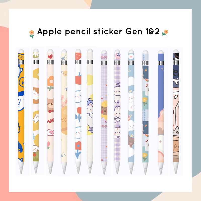 Apple pencil sticker for Gen 1&2 สติกเกอร์ปากกา ipad [ลายที่ 106-112 ...