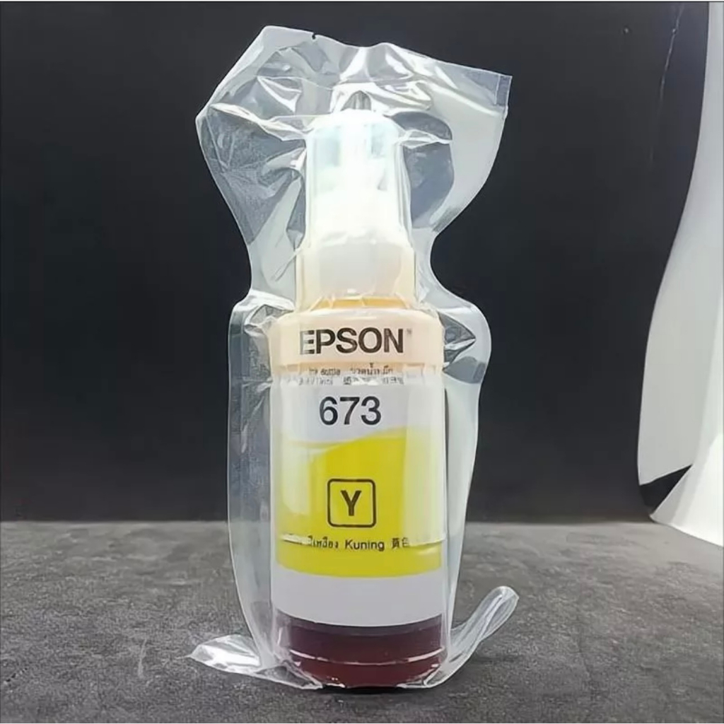 EPSON 673 BK,C,M,Y,LC,LM น้ำหมึกเติมแท้สำหรับ EPSON L-Series L800,L850 ...
