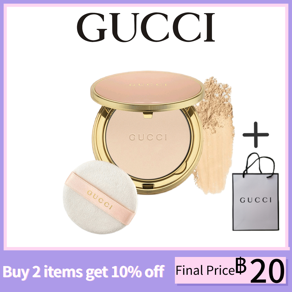 แท้ 💯% 】 GUCCI Beauty Pressed Powder Matte Oil Control Compact 10g # 00 ...