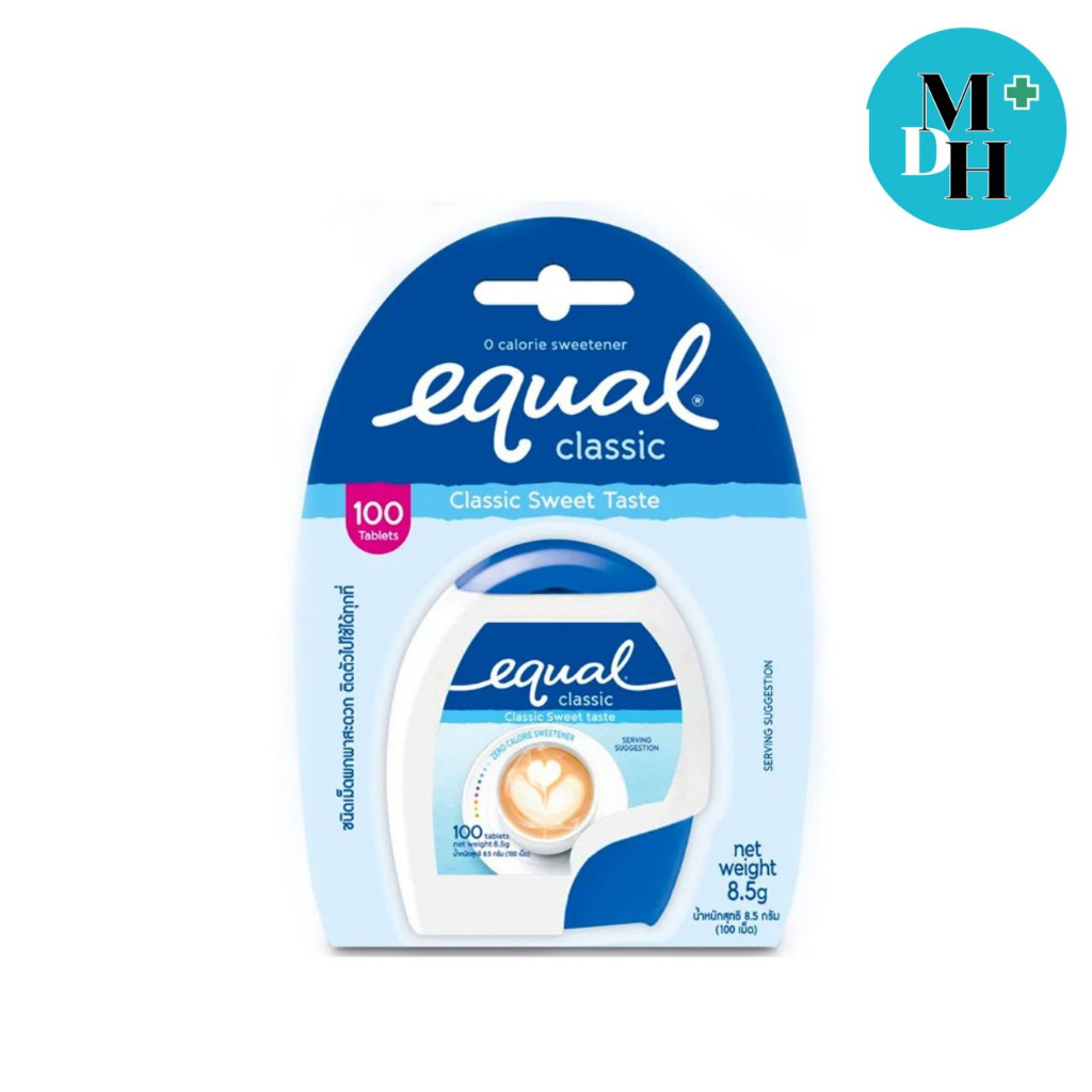 อิควล ชนิดเม็ด ( Equal Tablet classic ) สารให้ความหวานแทนน้ำตาล 100 ...