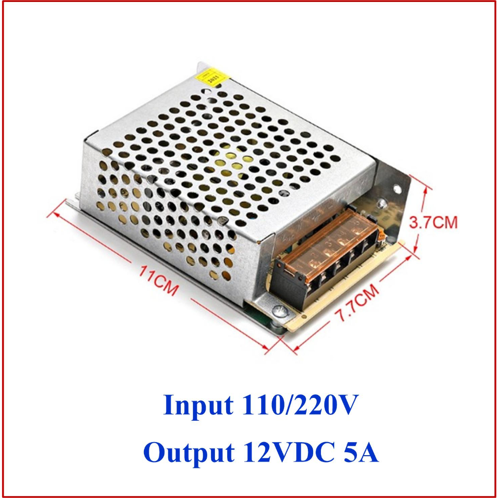Switching Power Supply 5V, 12V, 24V สวิตชิ่งเพาเวอร์ซัพพลาย Output 5Vdc ...