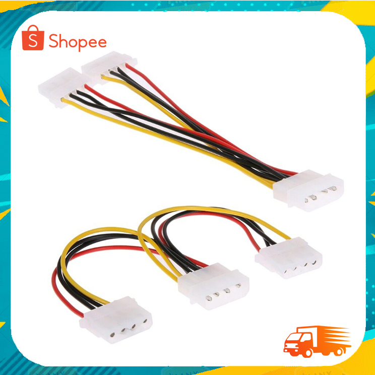 สายแปลง Molex Cable 4 Pin IDE 1 to 2 สาย Y-Power IDE หัว molex 2Port ...