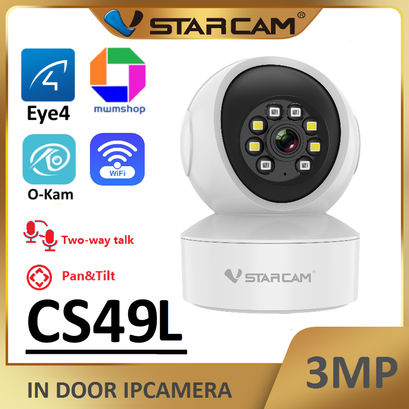 Vstarcam CS49L / C991 / CS49Q ( ใหม่ล่าสุด 2022 ) กล้องวงจรปิดไร้สาย Indoor 2.4G-5.8G ความ ...