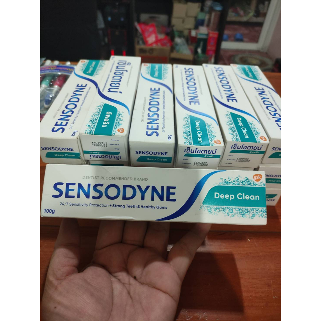 SENSODYNE DEEP CLEAN 100G เซ็นโซดายน์ ยาสีฟัน สูตร ดีพคลีน ช่วยลดอาการ ...