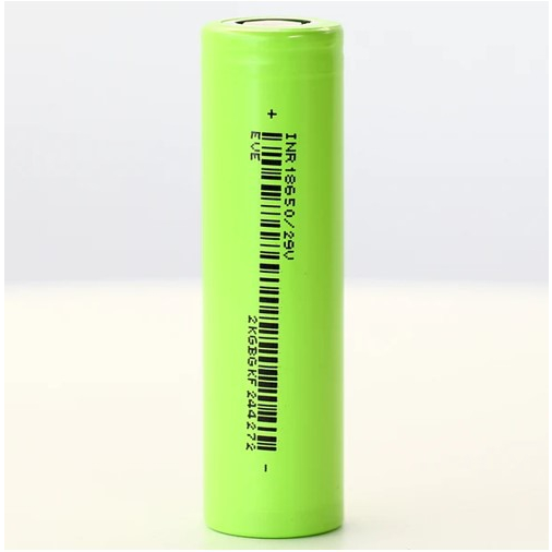 ถ่านชาร์จ Li-ion EVE INR18650 29V 3.6v 2850mAh 3C สำหรับแบตเตอรี่สว่านไร้สาย หรือจักรยานไฟฟ้า/ส ...