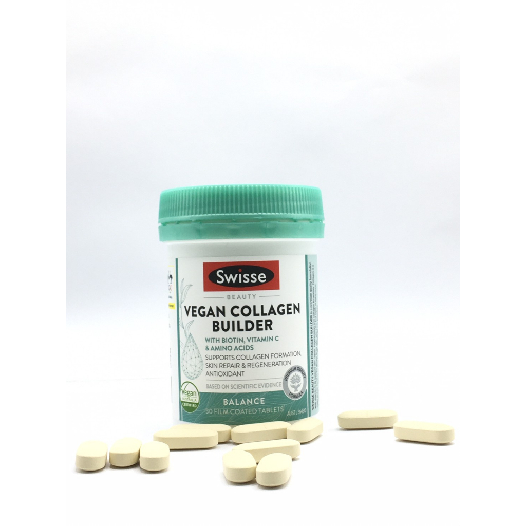 SWISSE BEAUTY VEGAN COLLAGEN BUILDER 30 TAB | Shopee Thailand