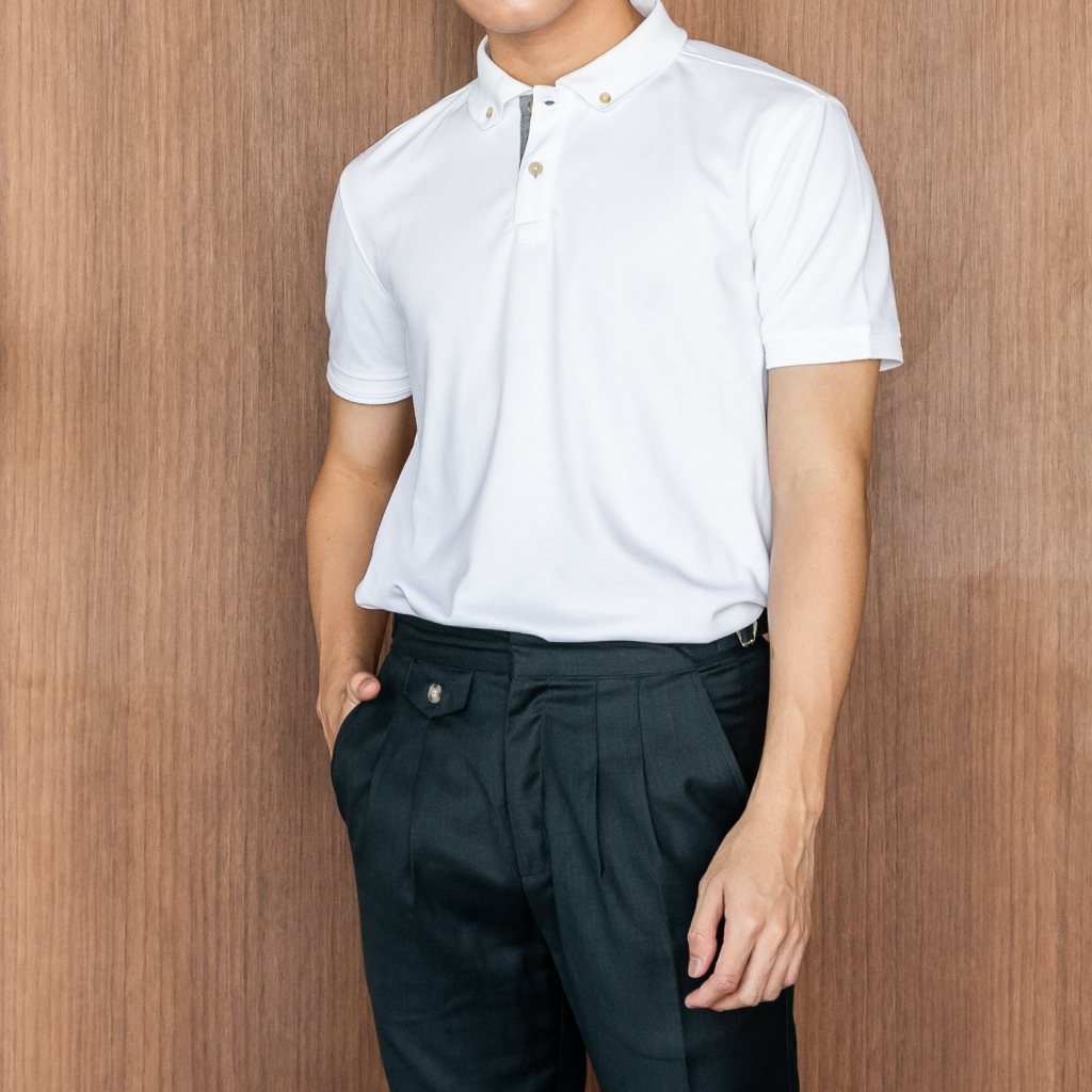 TWENTYSECOND เสื้อโปโลแขนสั้น รุ่น Tyler Polo Tee - ขาว / White ...