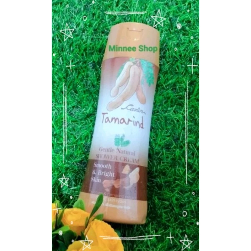 Cavier Gentle Natural Shower Cream Smooth & Bright Skin - Tamarind 200 ...