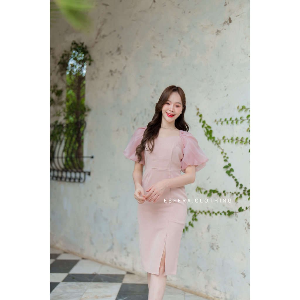 เดรสออกงาน DR075-2 Katlynn Lady Dress | Shopee Thailand